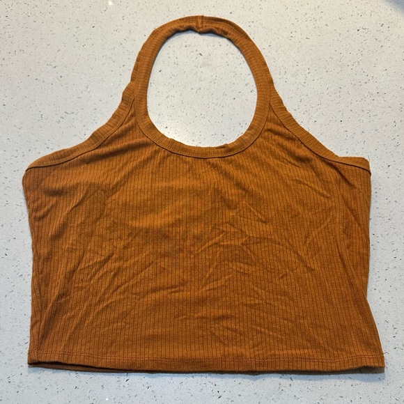 Bozzolo | Tops | Ribbed Halter Crop Top | Poshmark